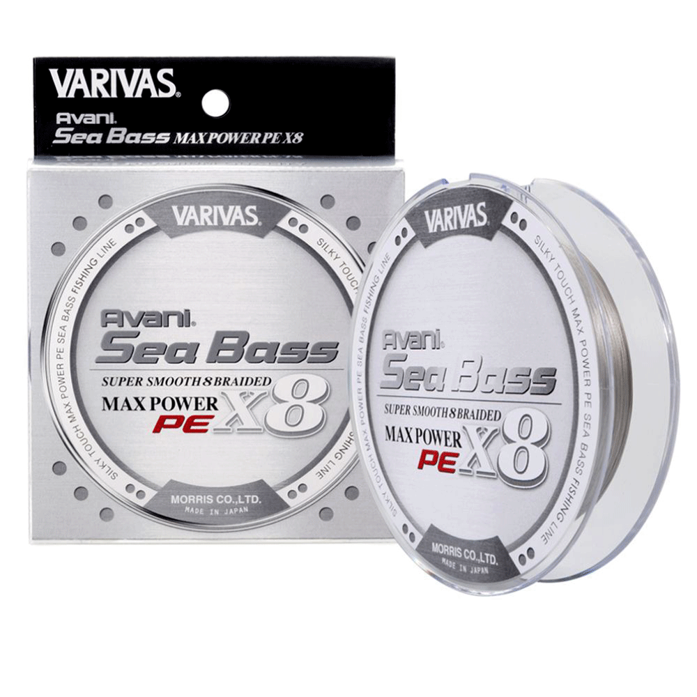 Varivas Avani Seabass PE X8 Max Power Stealth Gray 150m